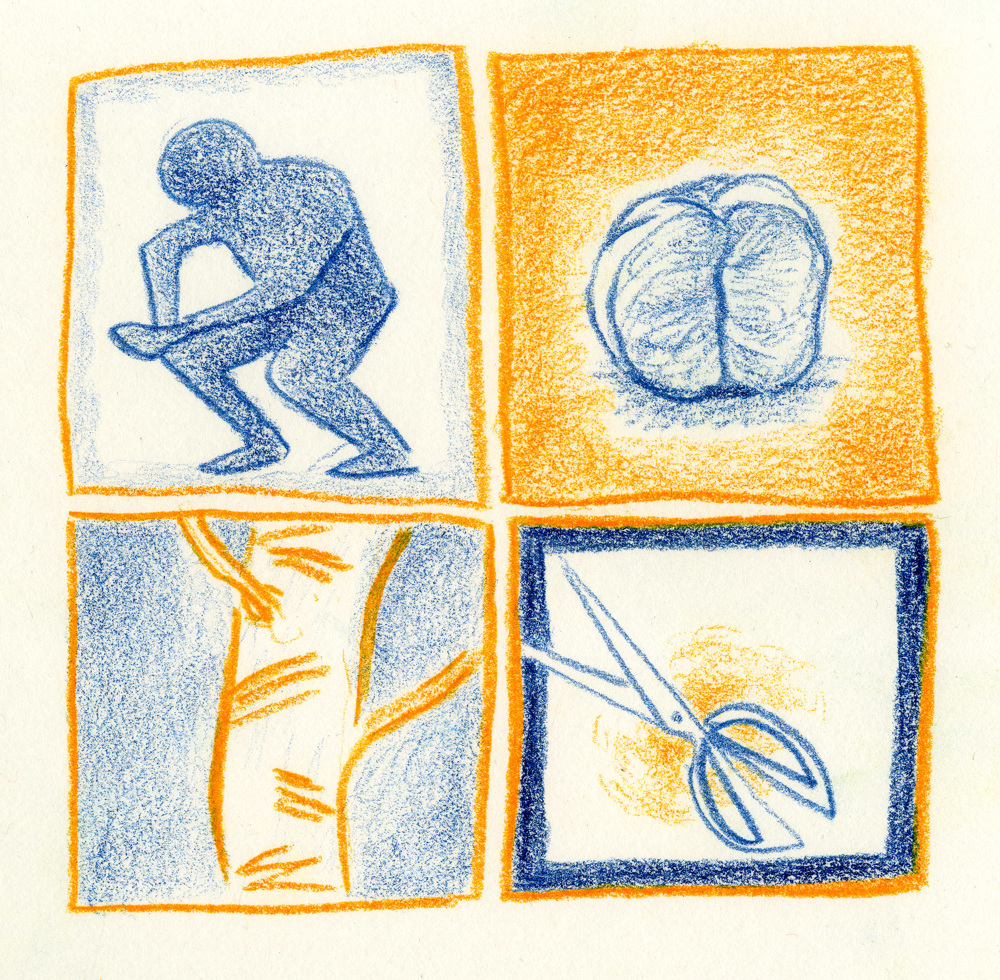 "Blue Tangerine" - Alexander Rothman | Comics Poetry