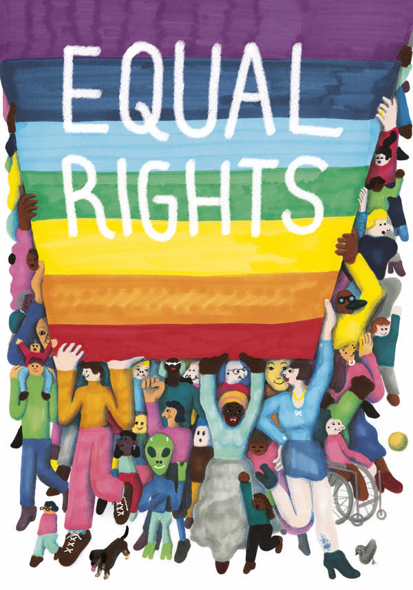Equal rights poster - Giovanni Colaneri