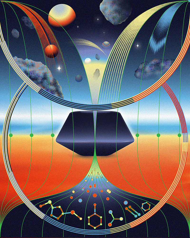 The New Yorker | Illusration | OSIRIS-REx - Petra Péterffy