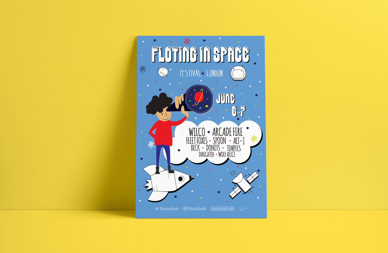 Floating in space - Amerie Pop Design