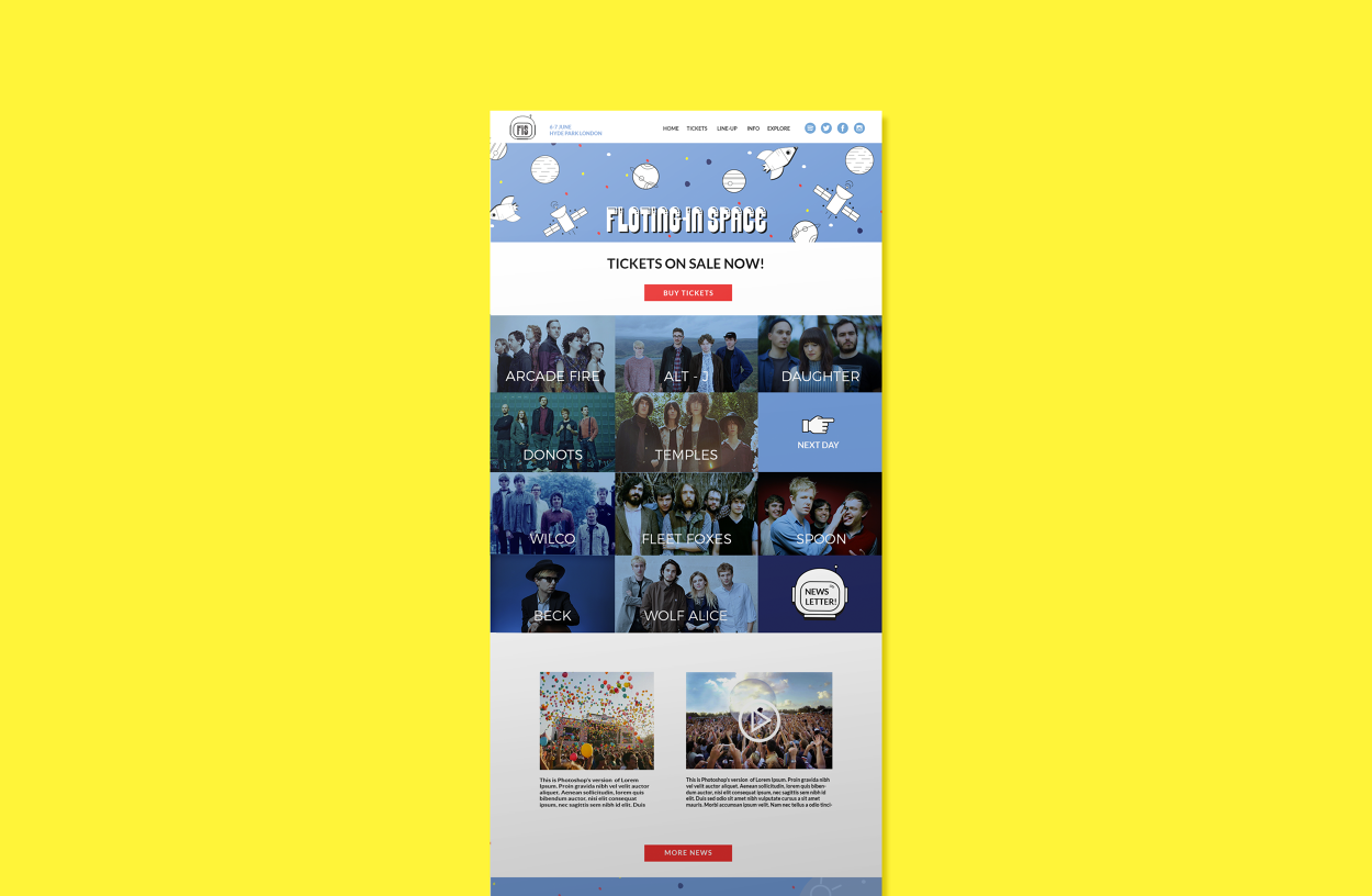 Floating in space - Amerie Pop Design