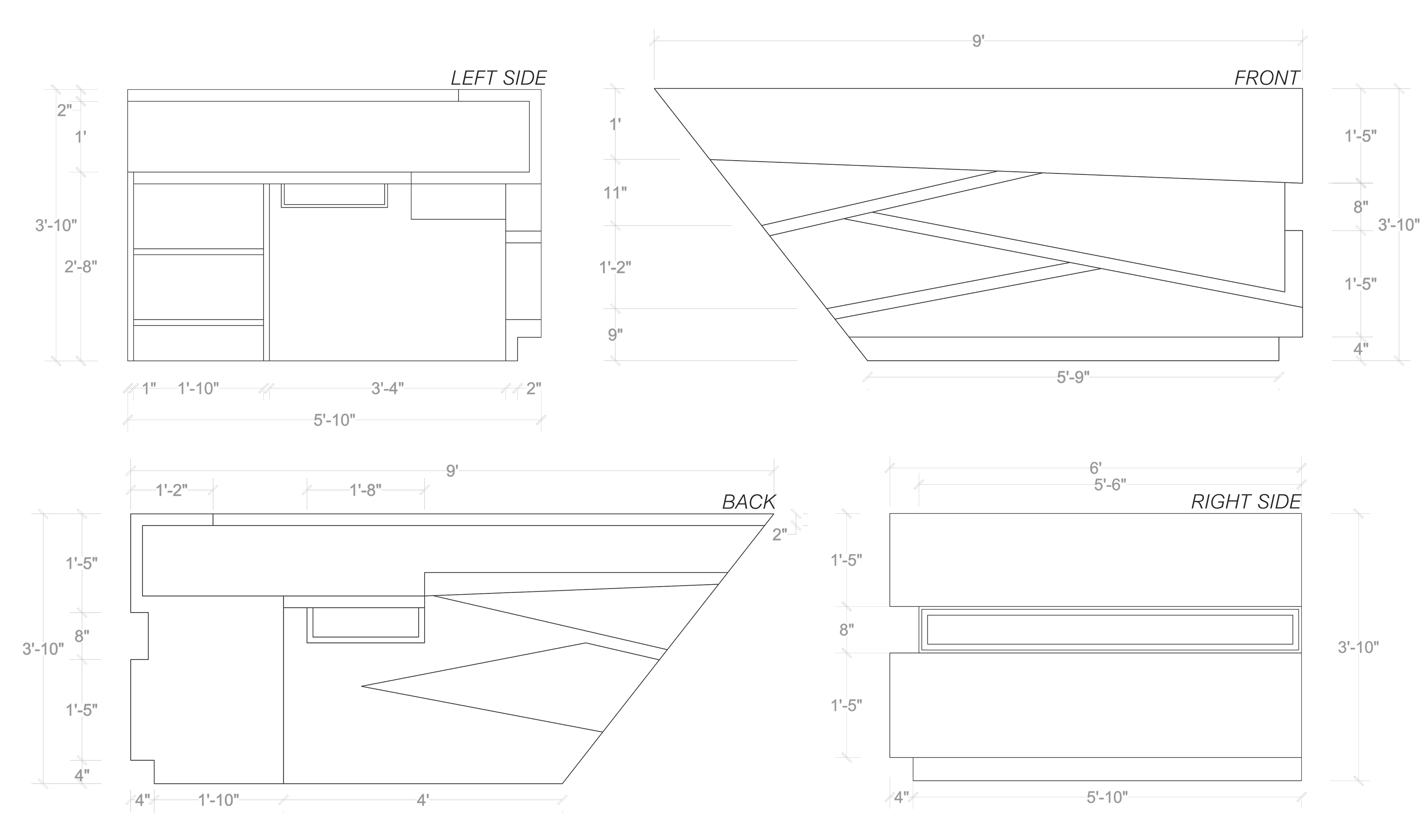 Reception Desk for NYSID - Yue Wu