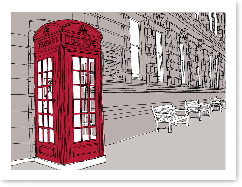 Phone Box - Claire Rollet illustrator