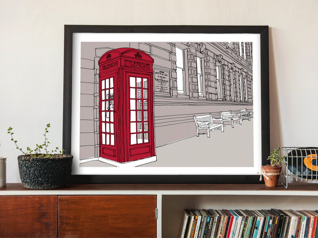 Phone Box - Claire Rollet illustrator