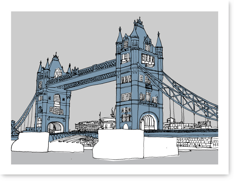 Tower Bridge - Claire Rollet illustrator