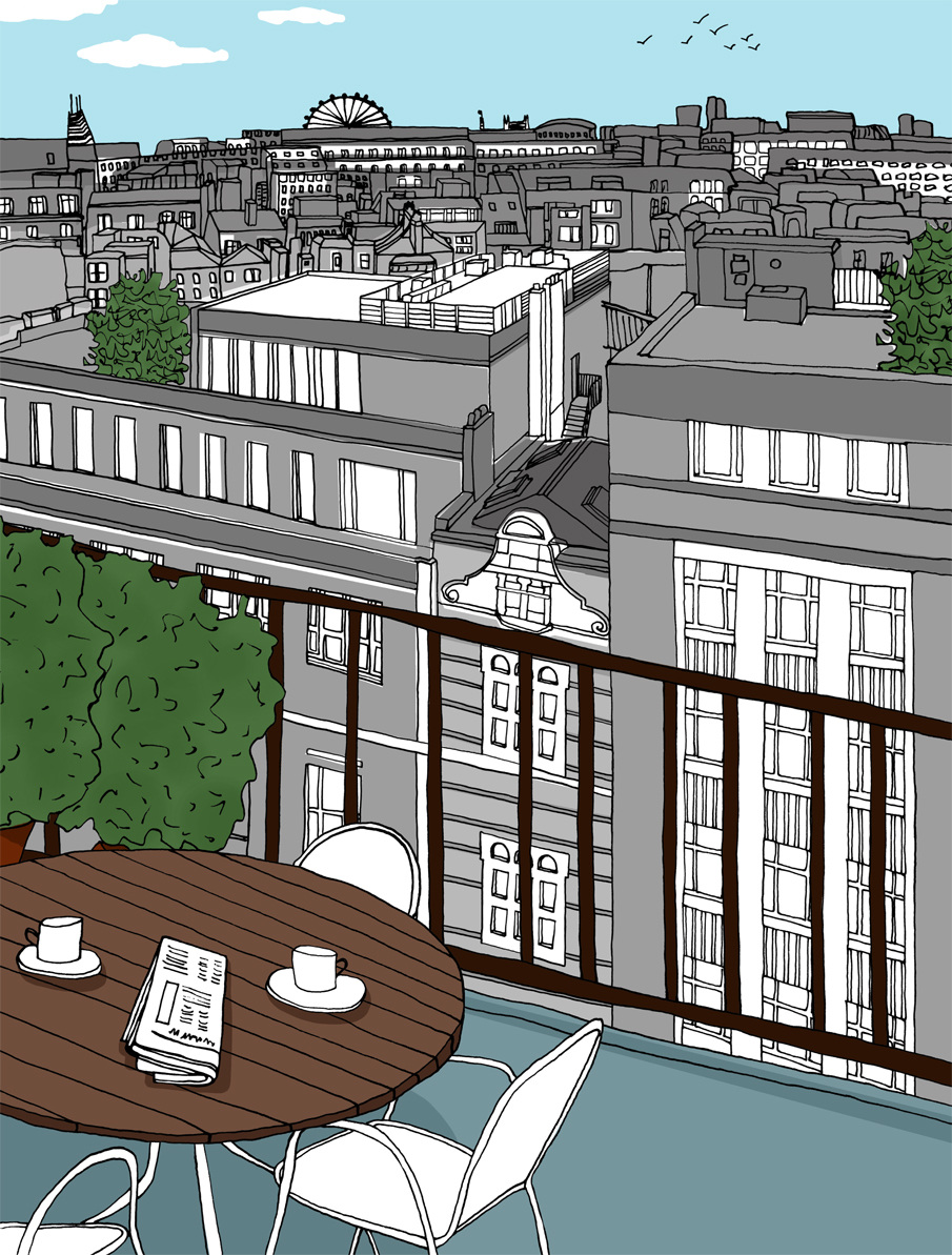 5 Hanover Square - Claire Rollet illustrator