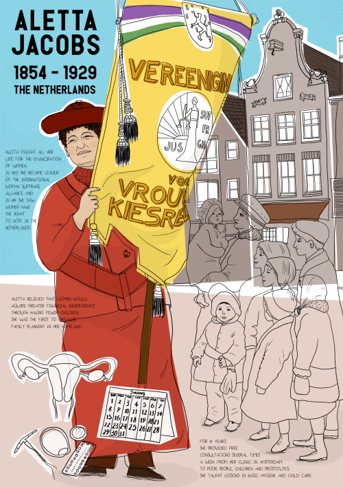 Aletta Jacobs 1854-1929, Women Emancipation Activist - Claire Rollet ...