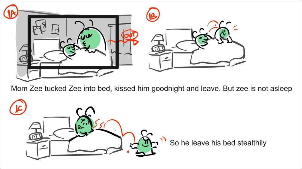 Animation Boards - Sally Wongso | Story Artist