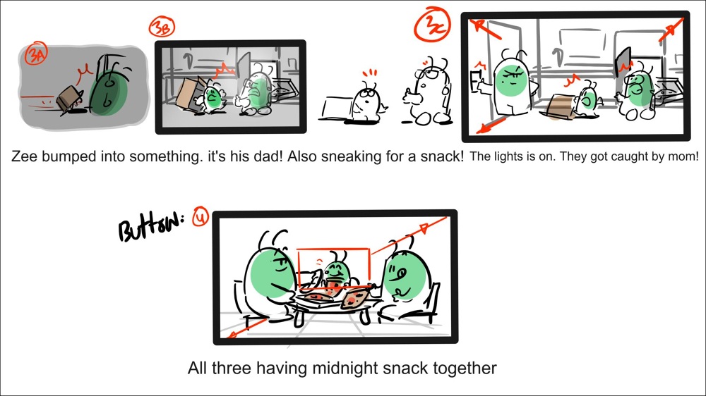 Animation Boards - Sally Wongso | Story Artist