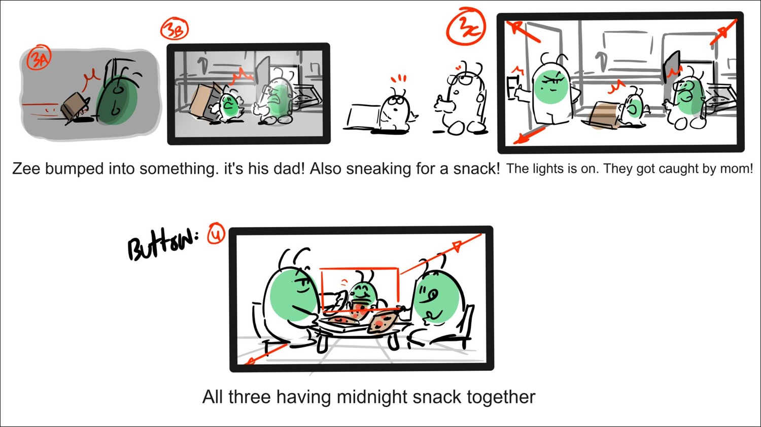 Animation Boards - Sally Wongso | Story Artist