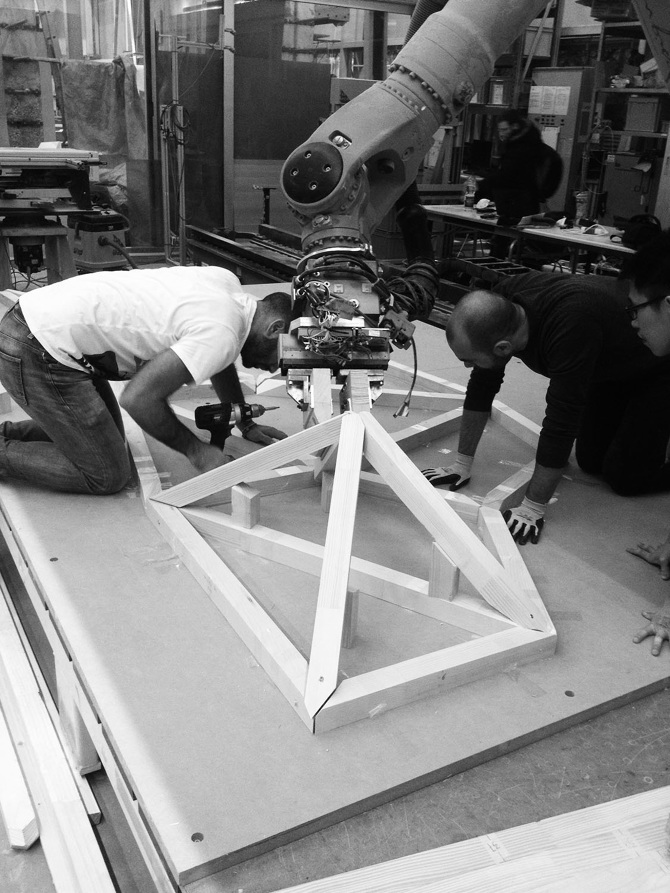 Robotic-built Pavilion - WEI YU HSIAO