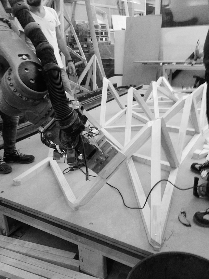 Robotic-built Pavilion - WEI YU HSIAO