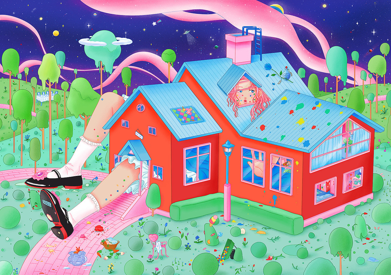 alice in the white rabbit's house - tototatatu