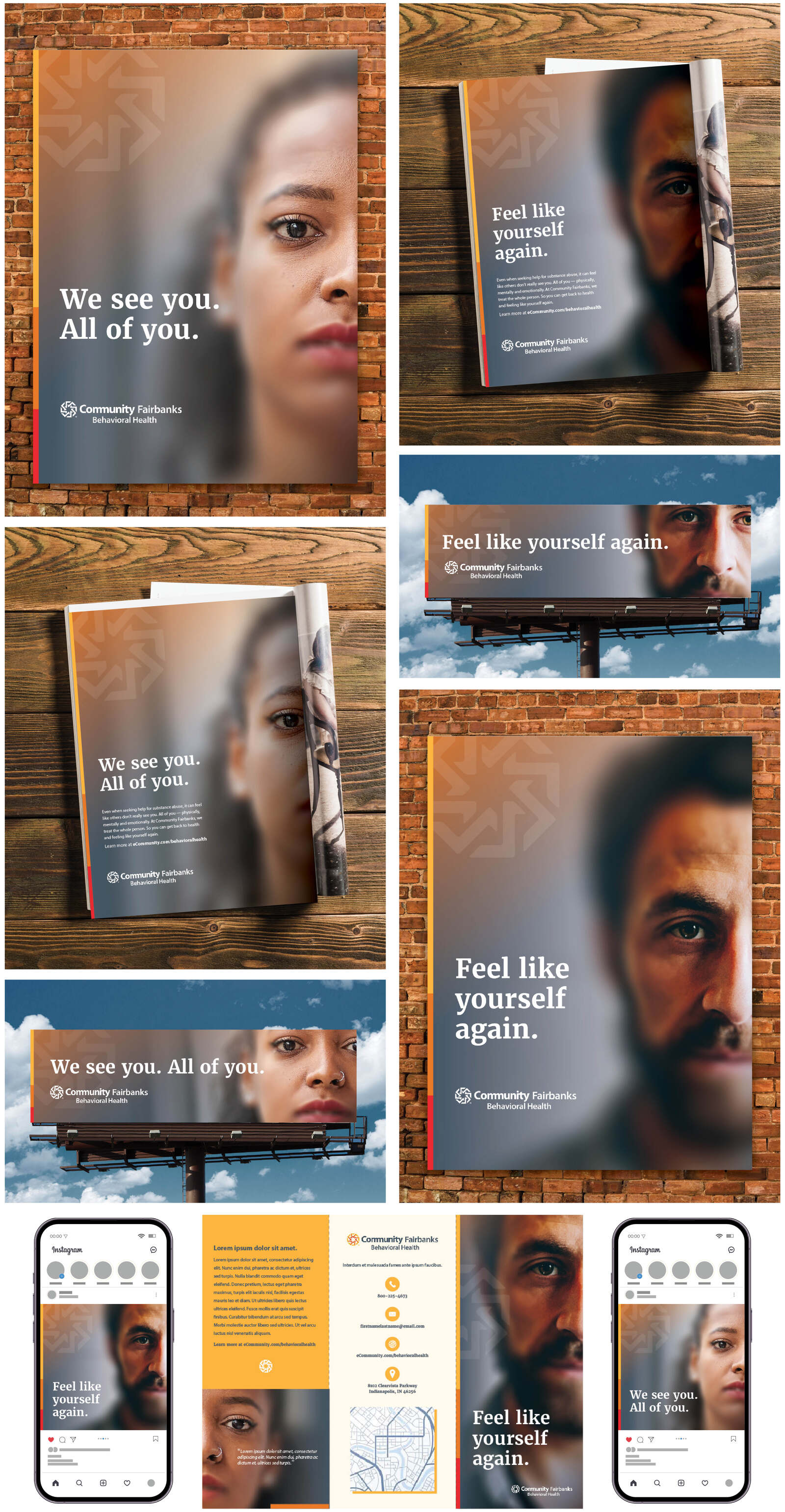 Community Health Network Behavioral Health Campaign - Bremer Design