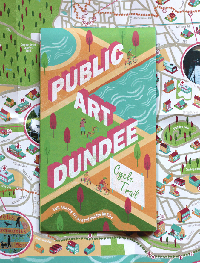 Public Art Dundee Cycle Trail - James Gemmill Illustrator
