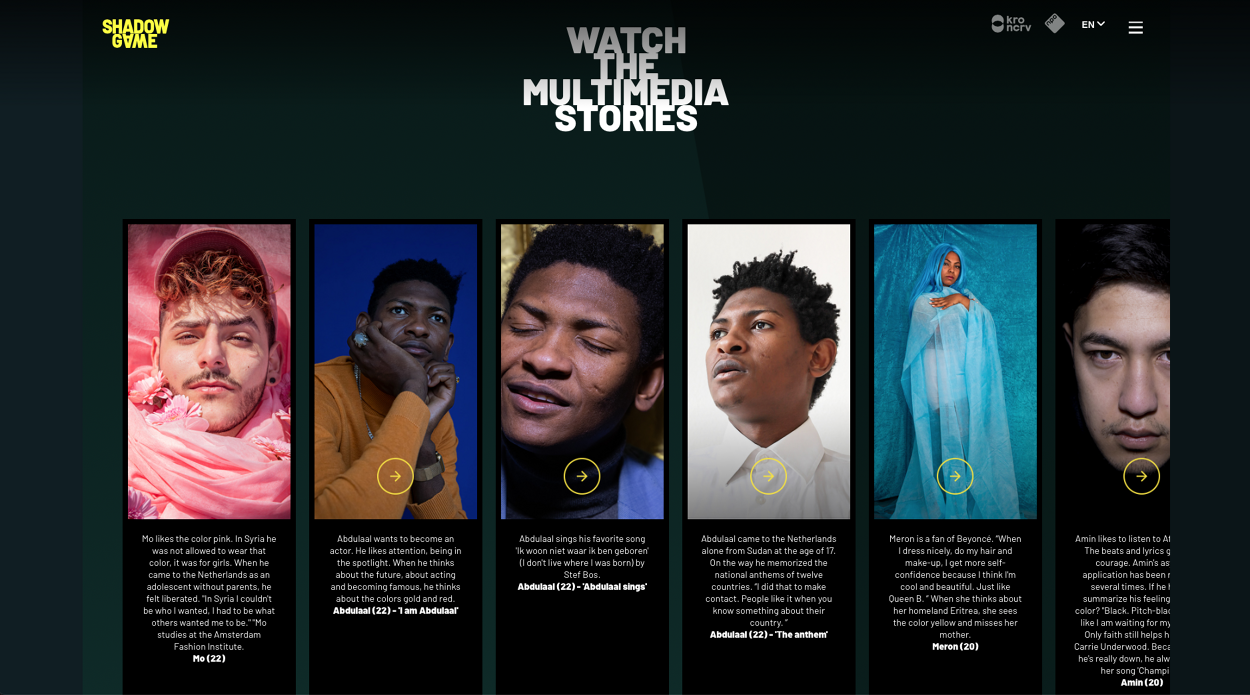 English translator for Shadow Game photo series 'A New Beginning ...