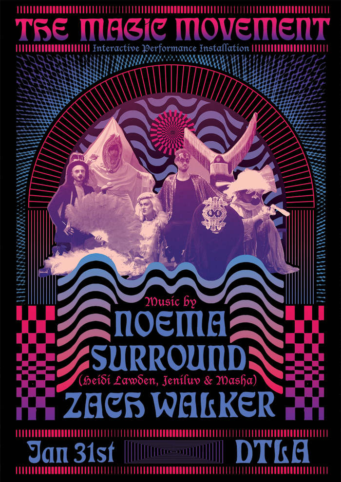 The Magic Movement gig poster - Spectral