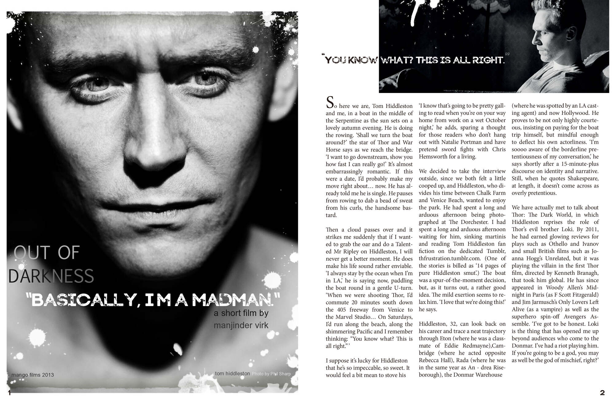 Magazine Spread Design - Empty Space.