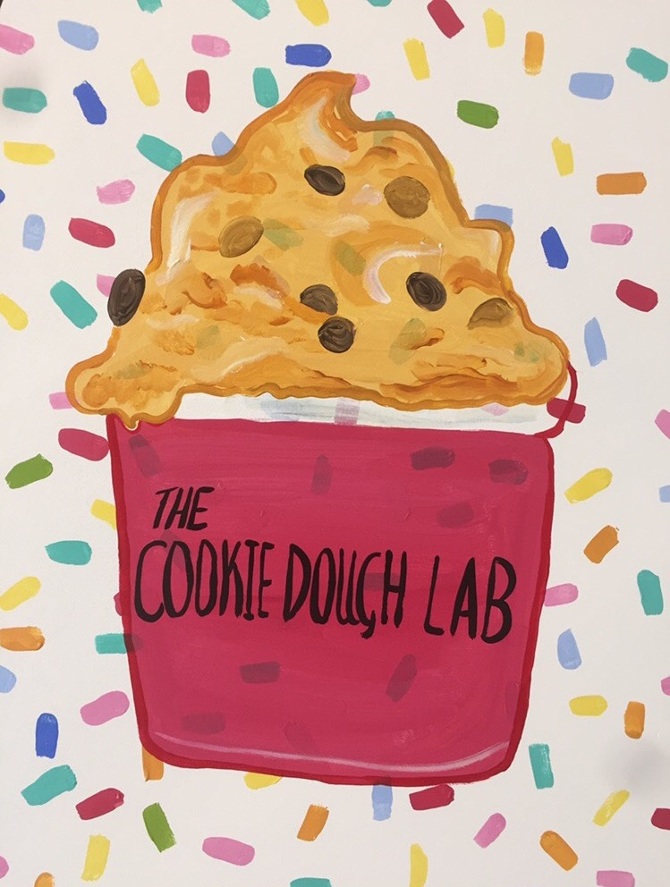 The Cookie Dough Lab! - Nicky Create | Mural Artist Adelaide