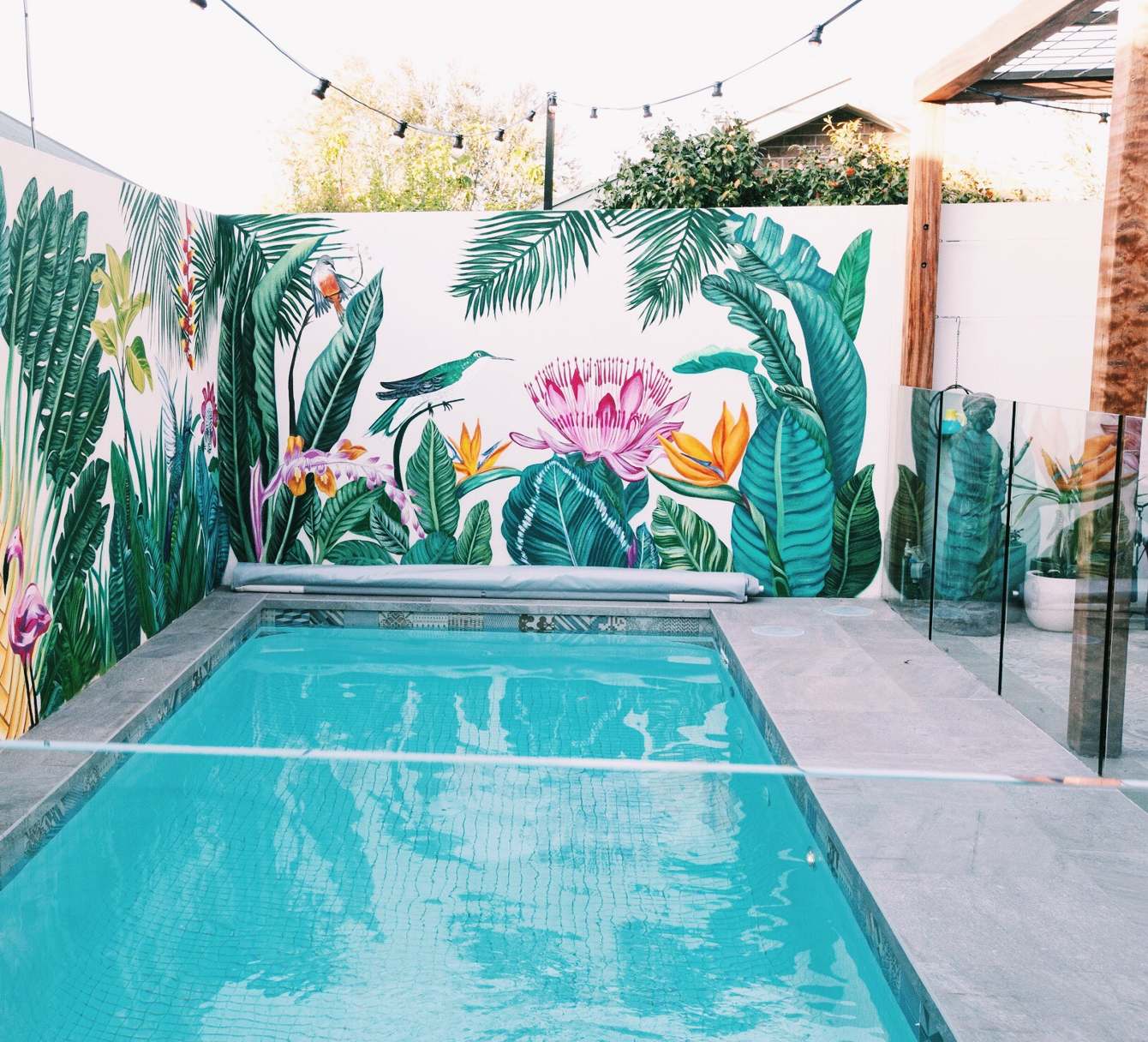 Residential Pool Mural - Nicky Create | Mural Artist Adelaide