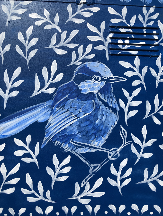 DPTI Croydon Railway Boxes - Nicky Create | Mural Artist Adelaide