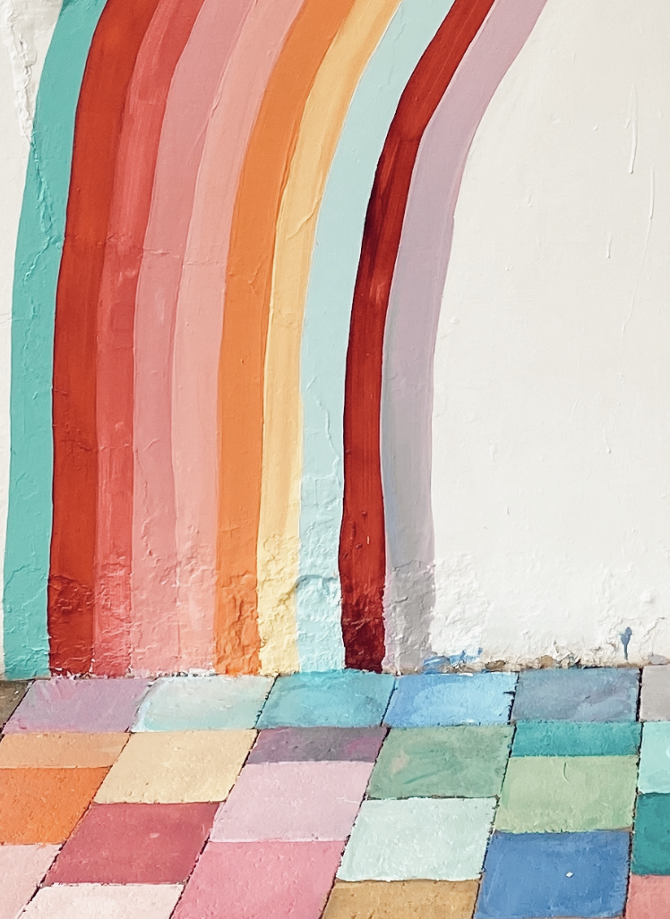 Nook & Nourish Moonta Mural - Nicky Create | Mural Artist Adelaide