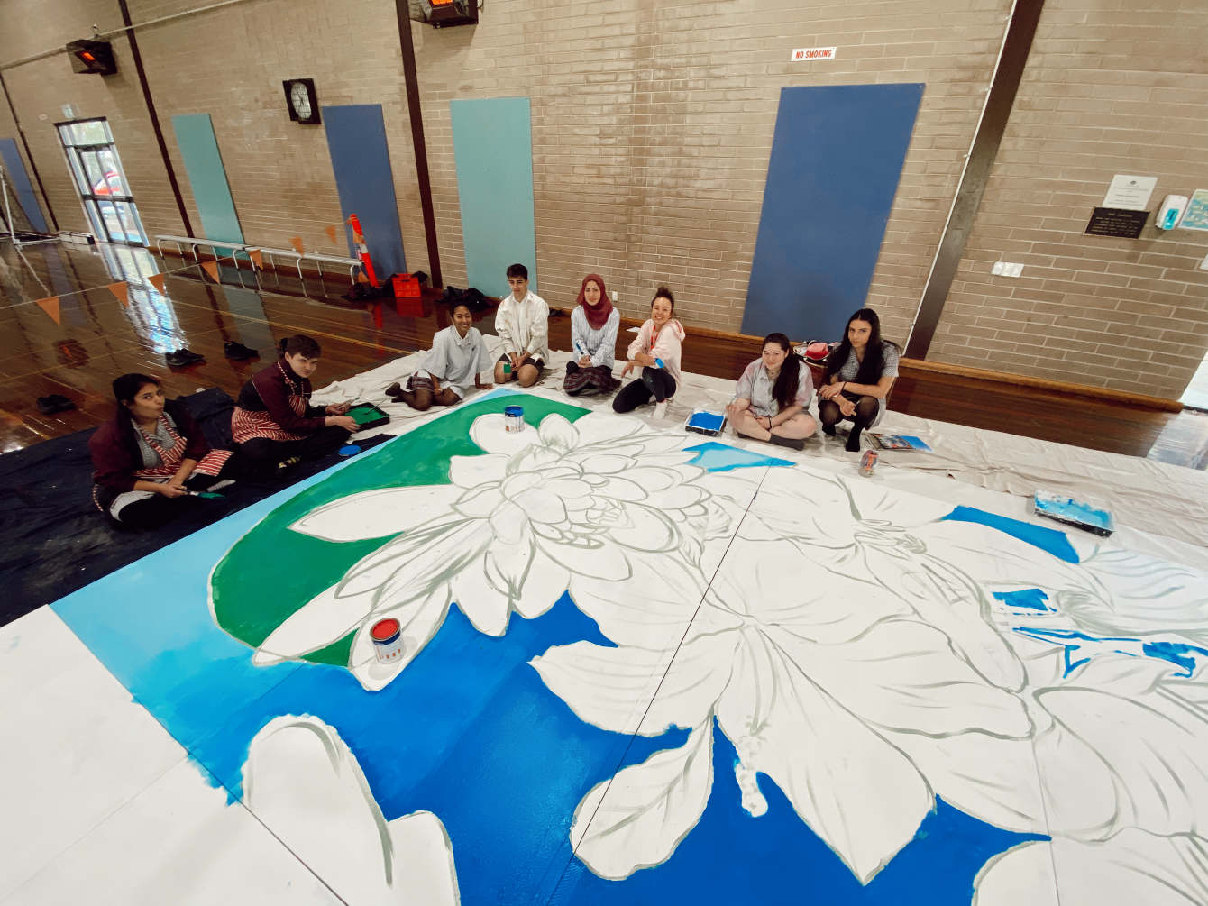 Findon Highschool Mural - Nicky Create | Mural Artist Adelaide