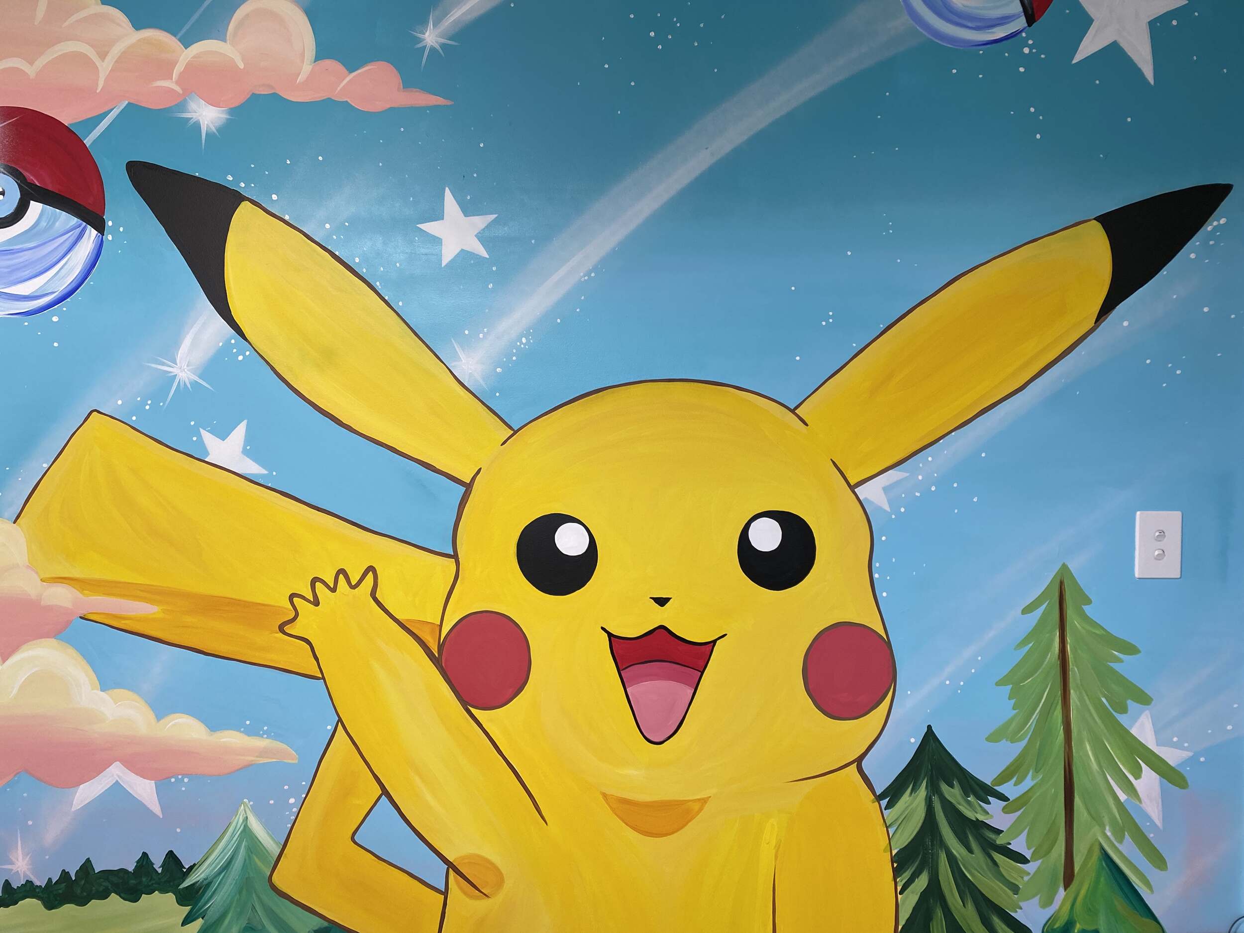 Pokemon Mural - Nicky Create | Mural Artist Adelaide