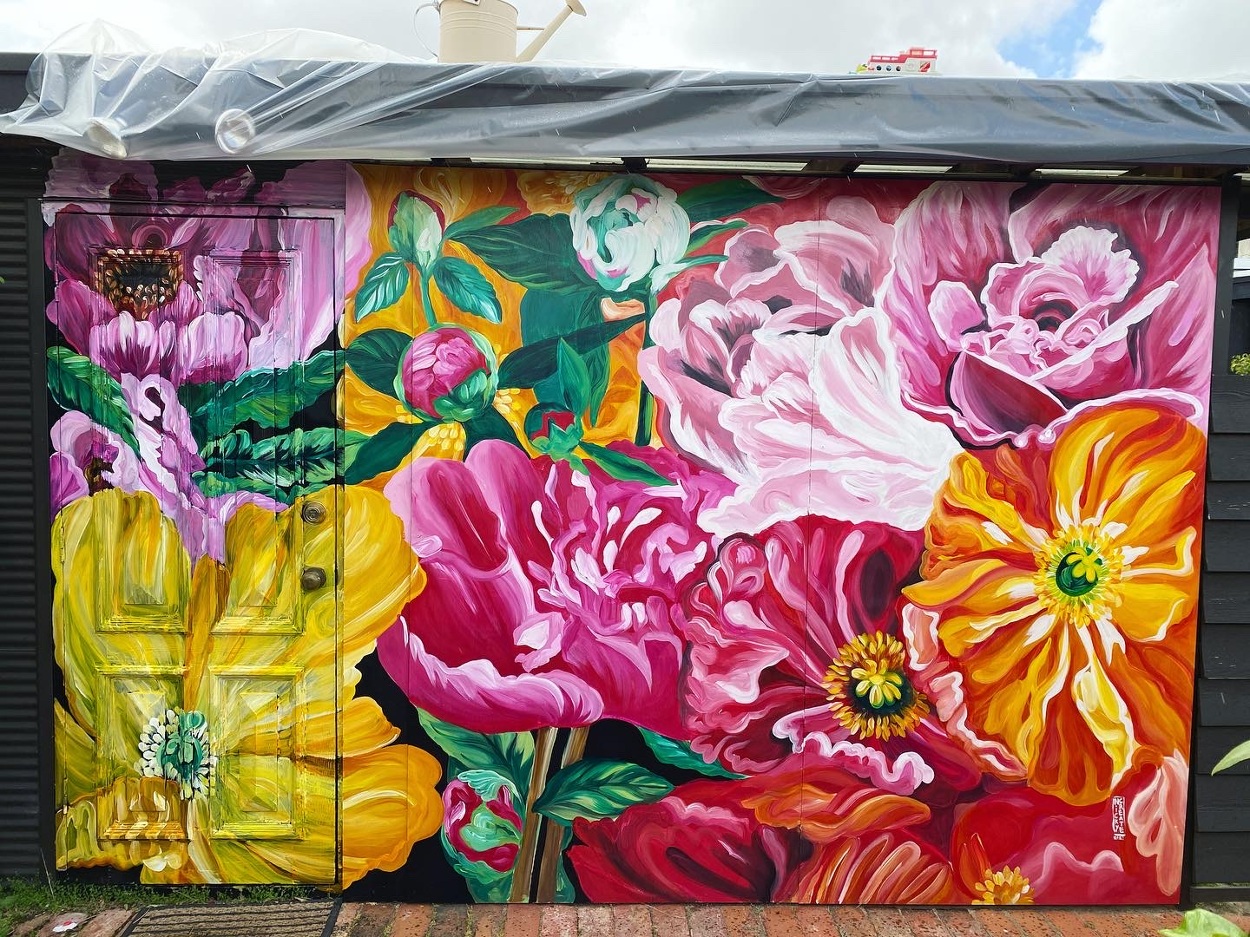 Custom Residential Mural - Nicky Create | Mural Artist Adelaide