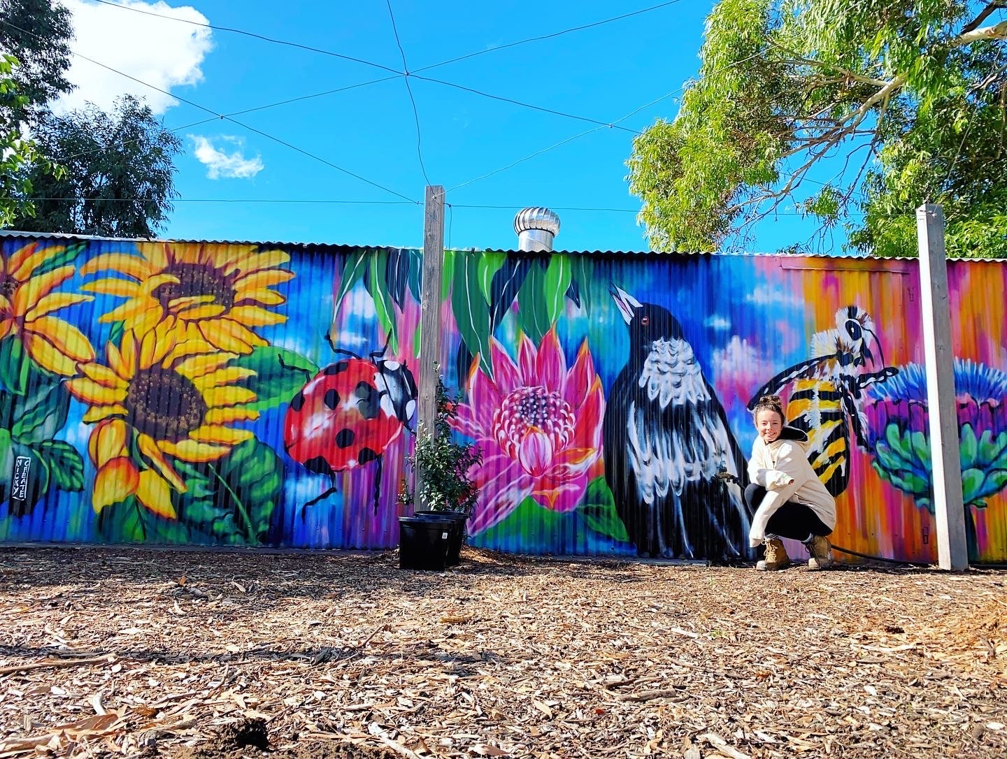 Community Garden - Nicky Create | Mural Artist Adelaide