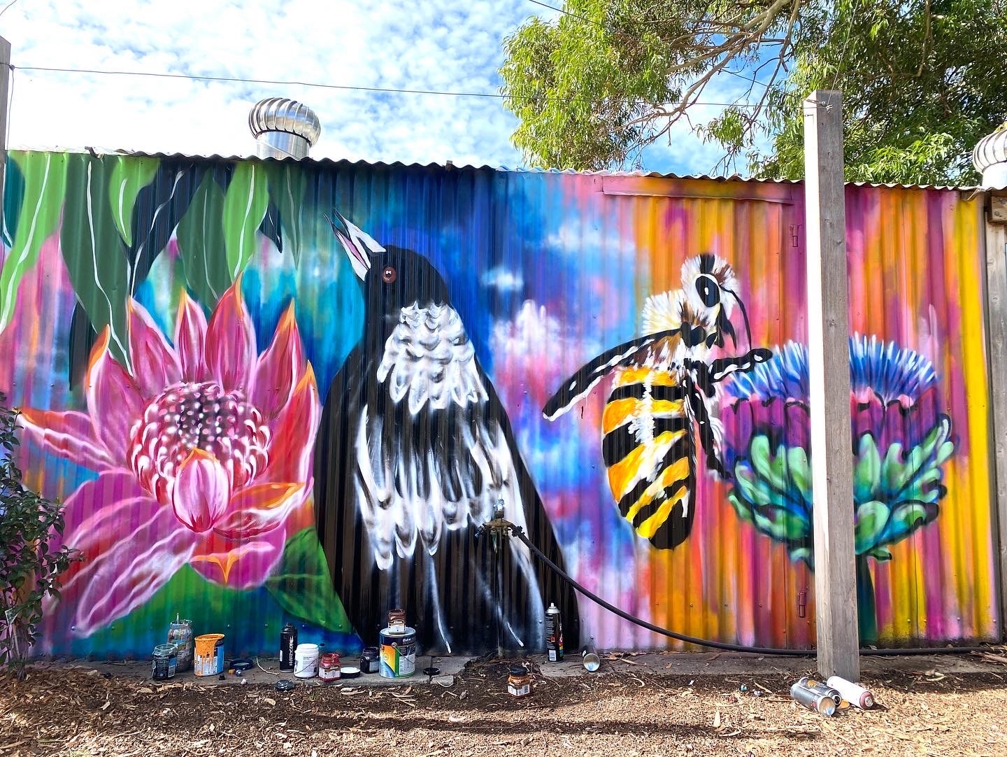Community Garden - Nicky Create | Mural Artist Adelaide