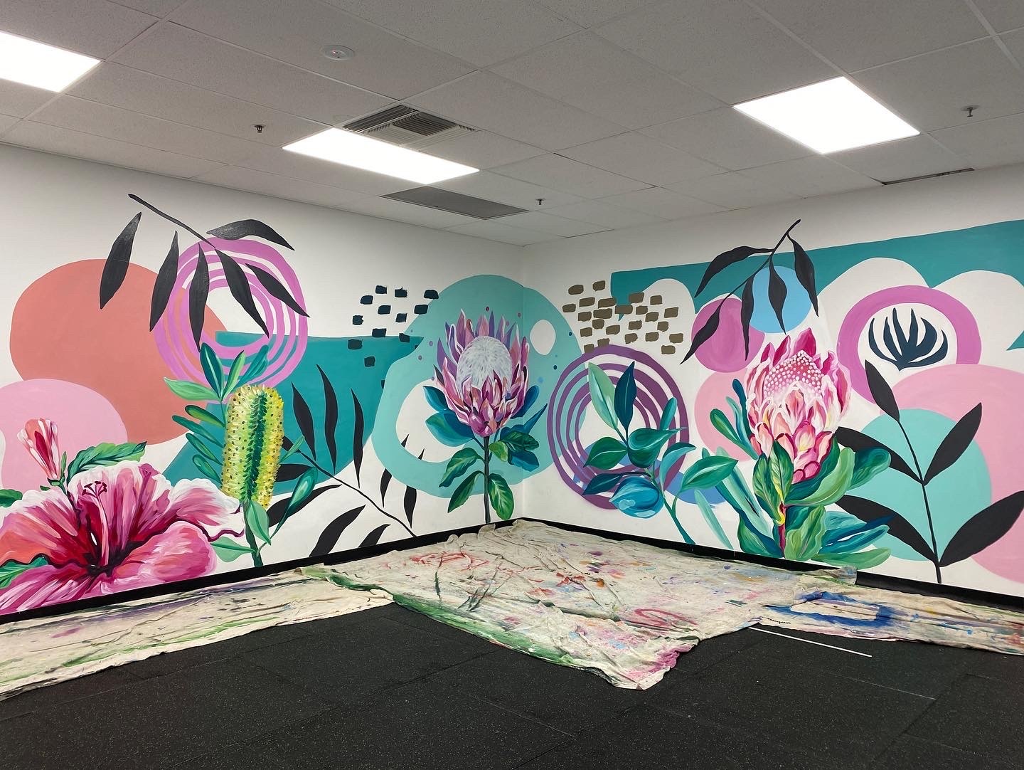 FLOW Psychology Room - Nicky Create | Mural Artist Adelaide