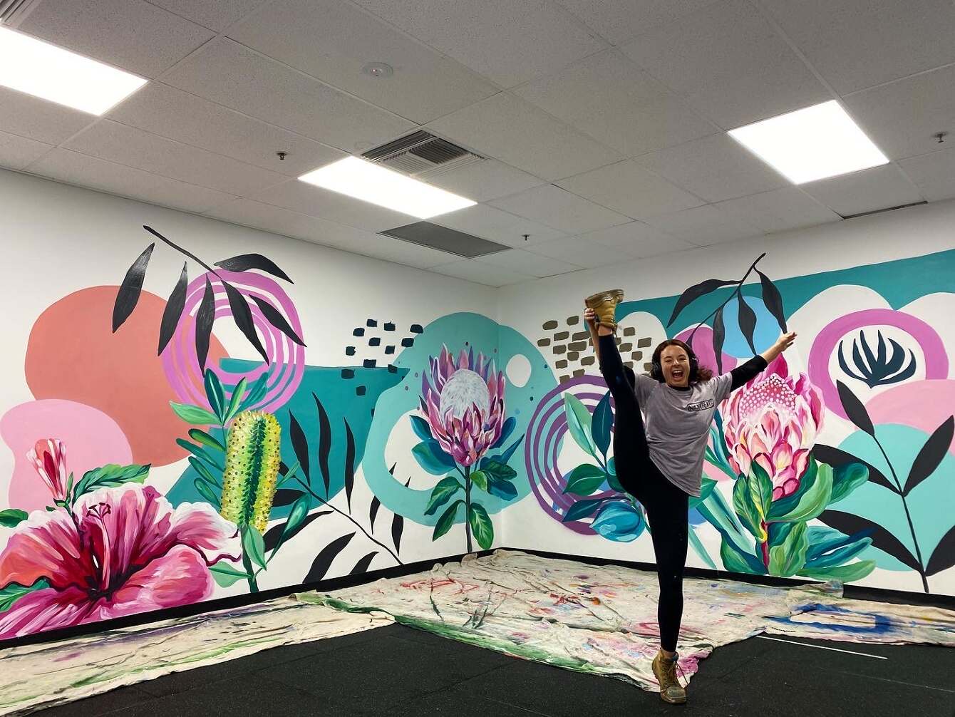 FLOW Psychology Room - Nicky Create | Mural Artist Adelaide