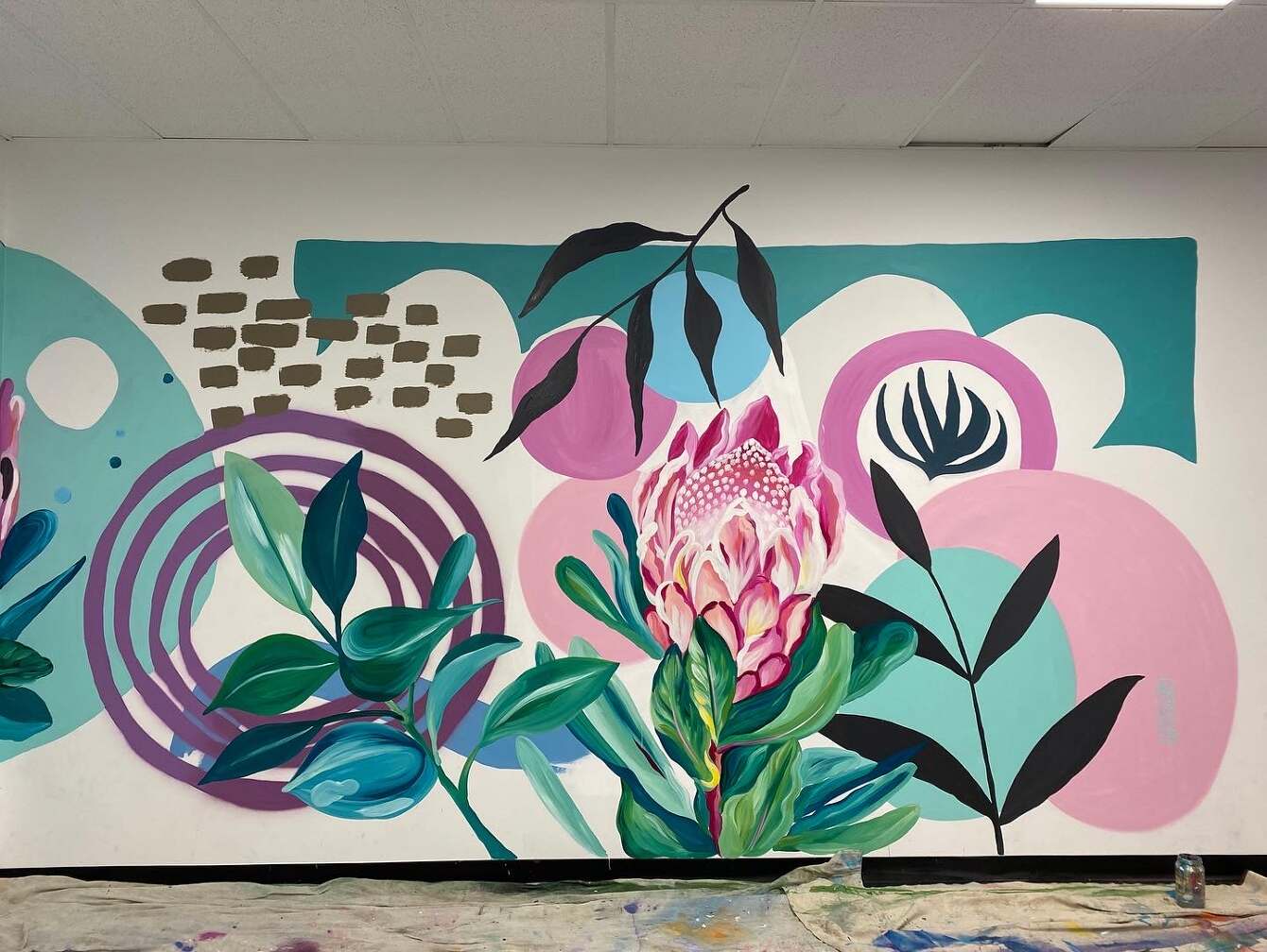FLOW Psychology Room - Nicky Create | Mural Artist Adelaide