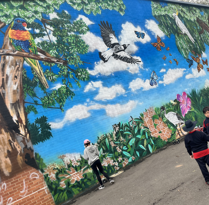 Pooraka Primary - Nicky Create | Mural Artist Adelaide