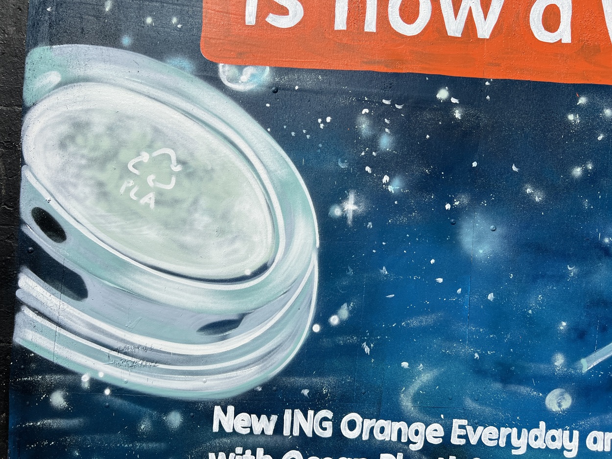 Melbourne ING Bank Advertising - Nicky Create | Mural Artist Adelaide