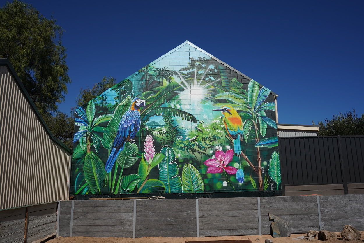 Residential Forest mural - Nicky Create | Mural Artist Adelaide