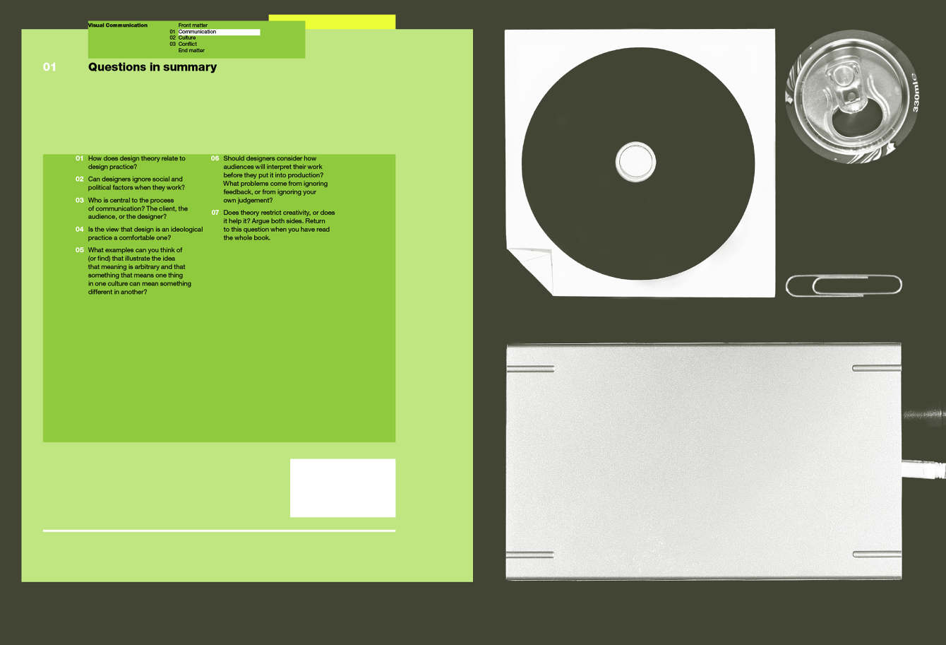 Visual communication: from theory to practice book - bob wilkinson design