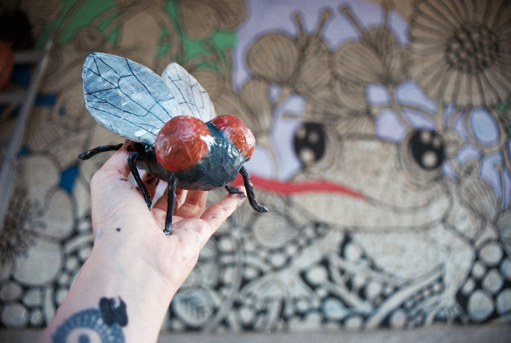 Bugs and flies - Artitude - Papier Mache by Adriana Tanfara