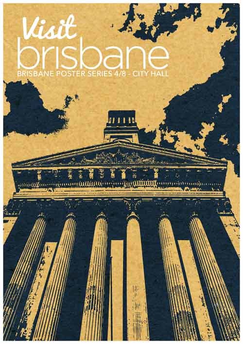 Tourism Brisbane Collectible Poster Series - GO Designs