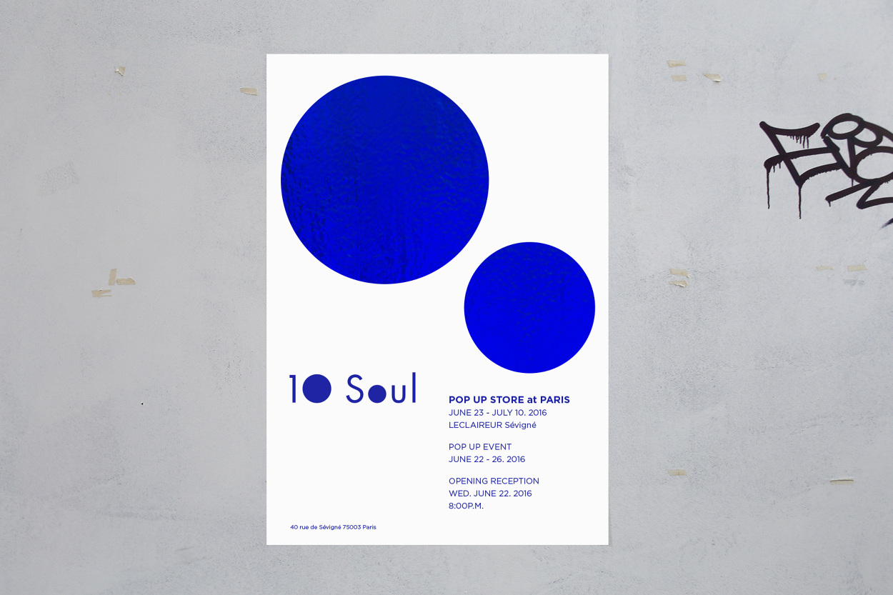 Seoul's 10 Soul identity - design studio d note