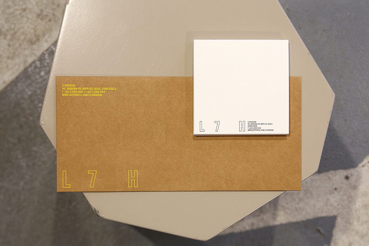 L7 HONGDAE brand identity - design studio d note