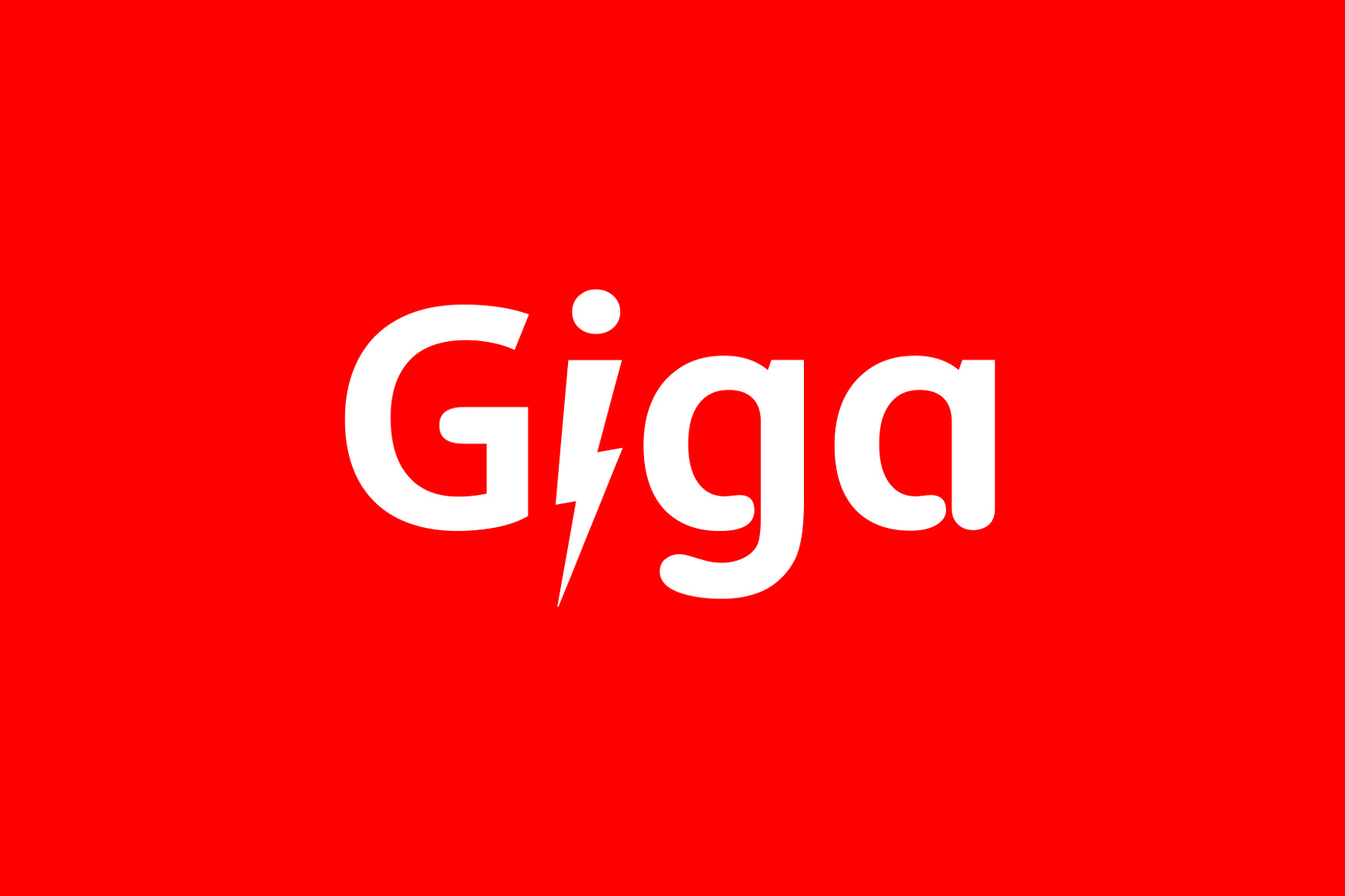 SK broadband Giga Brand Logo - design studio d note