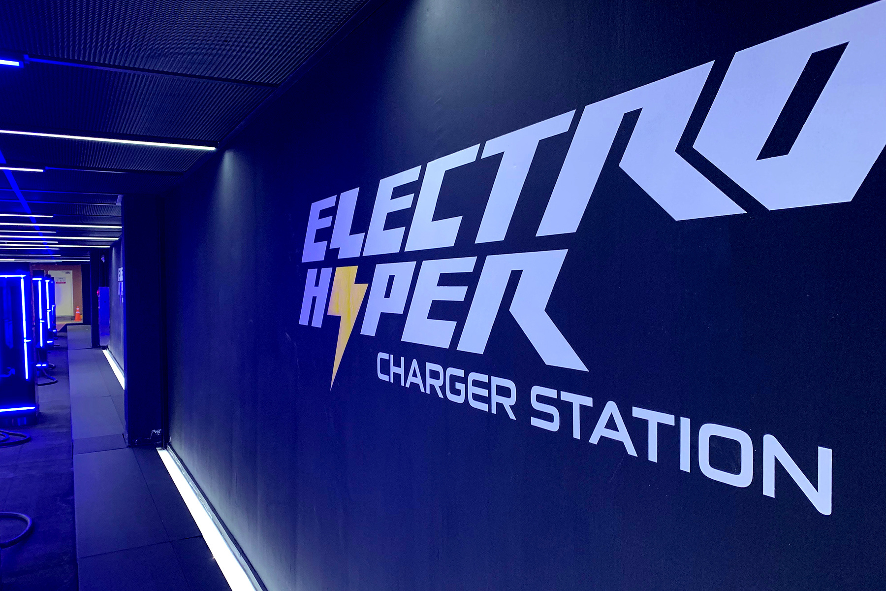 Electro Hyper Charger Station brand identity - design studio d note