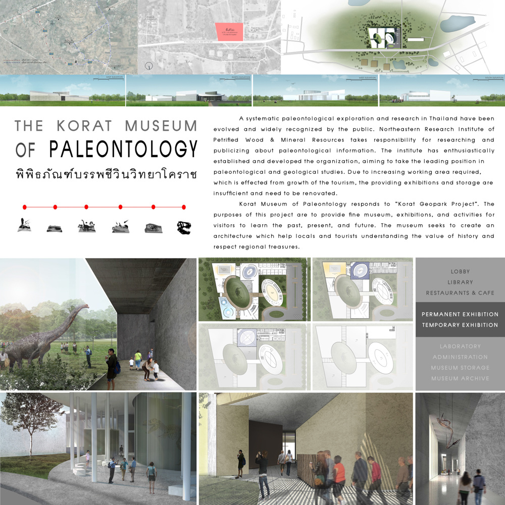 Museum and Theatre - 1:80 CU Architecture Thesis 2016