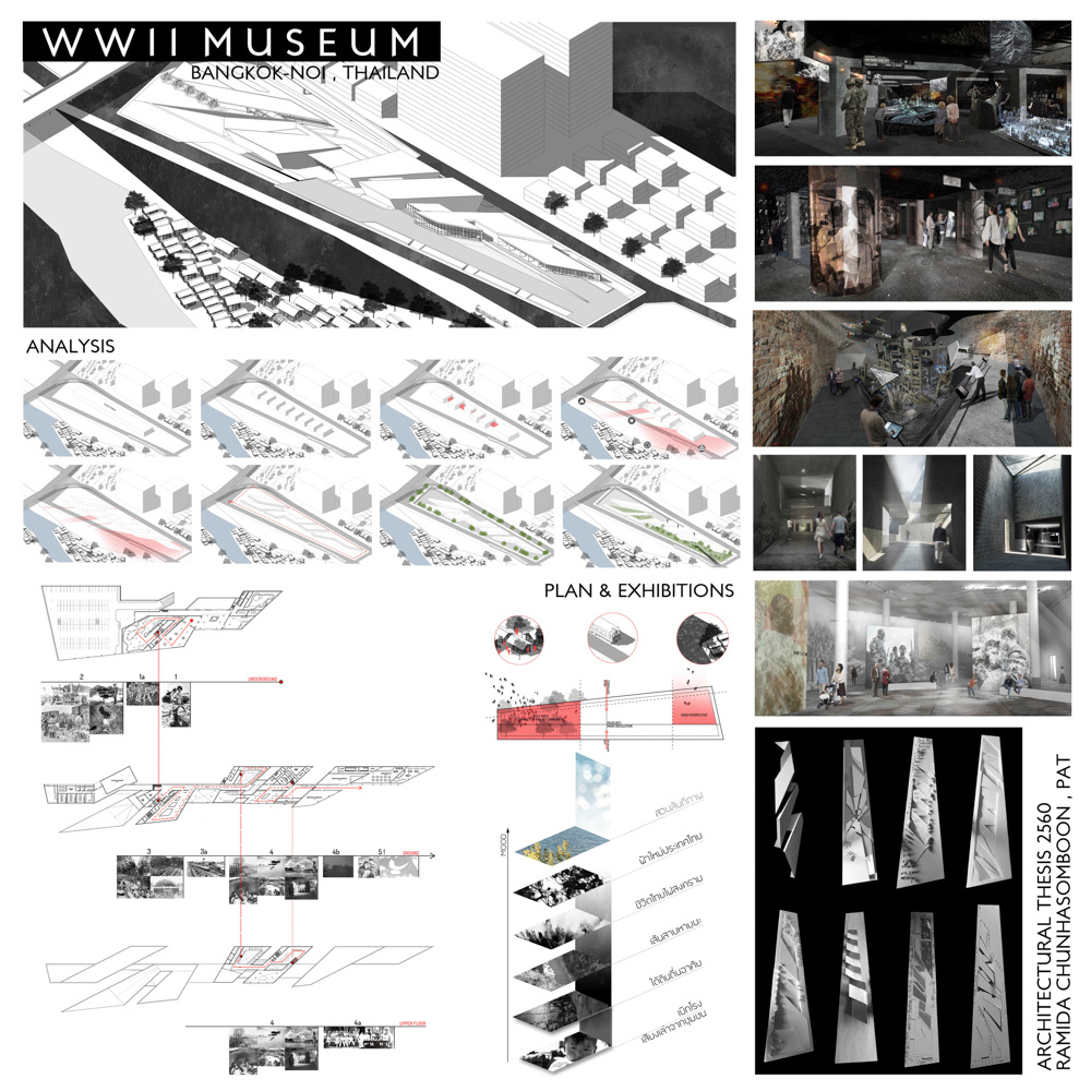 Museum and Theatre - 1:80 CU Architecture Thesis 2016