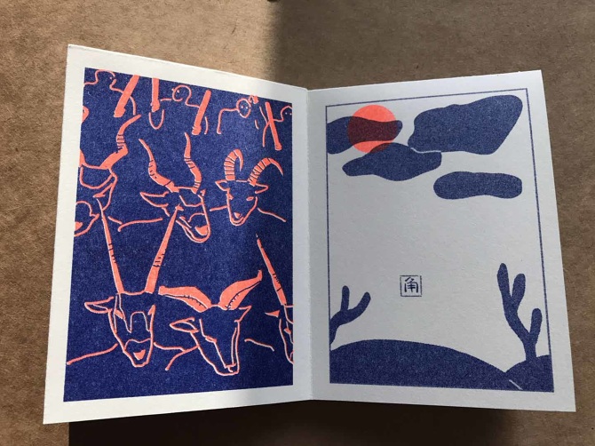 risograph zine - yifan