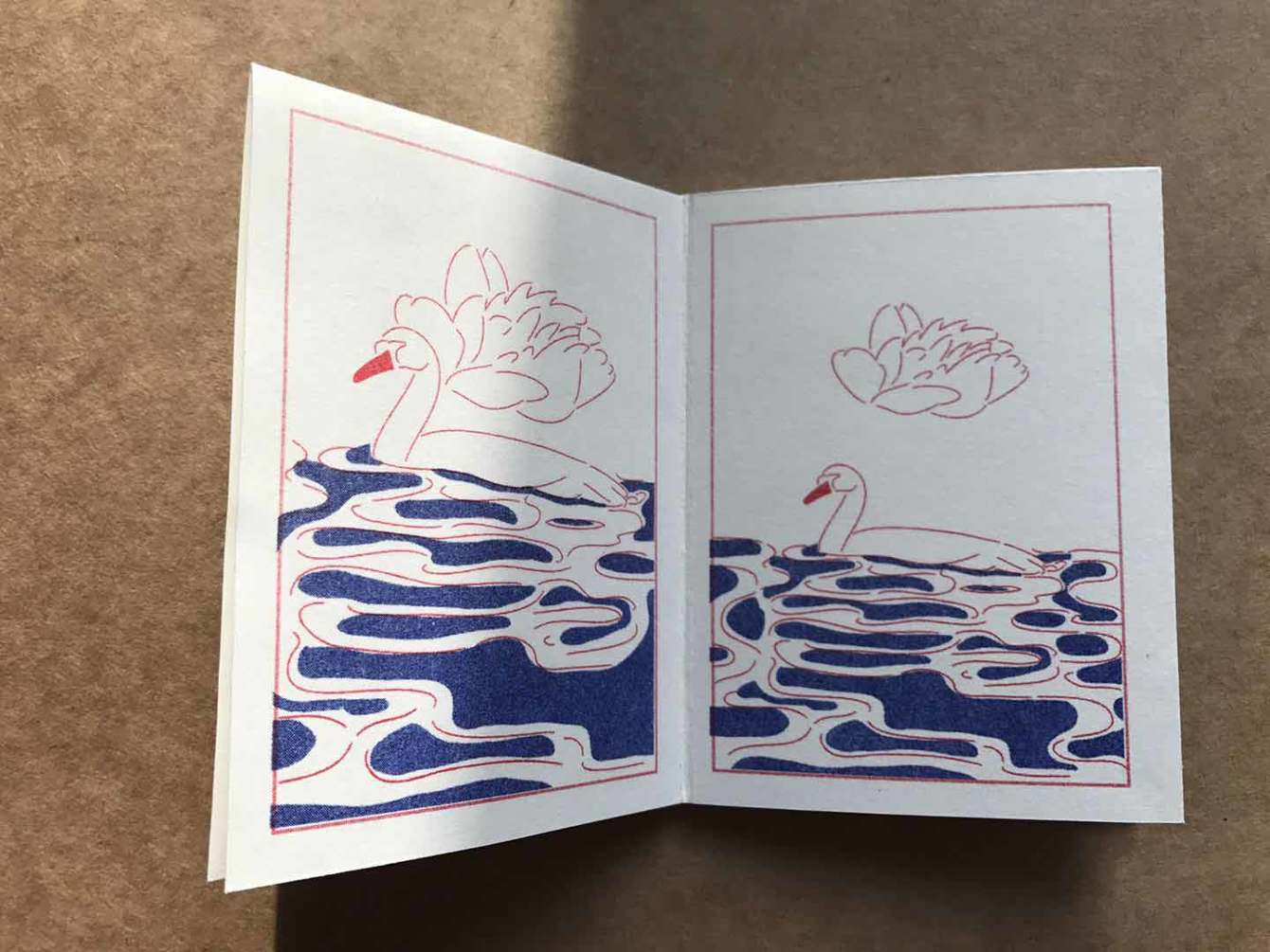 risograph zine - yifan
