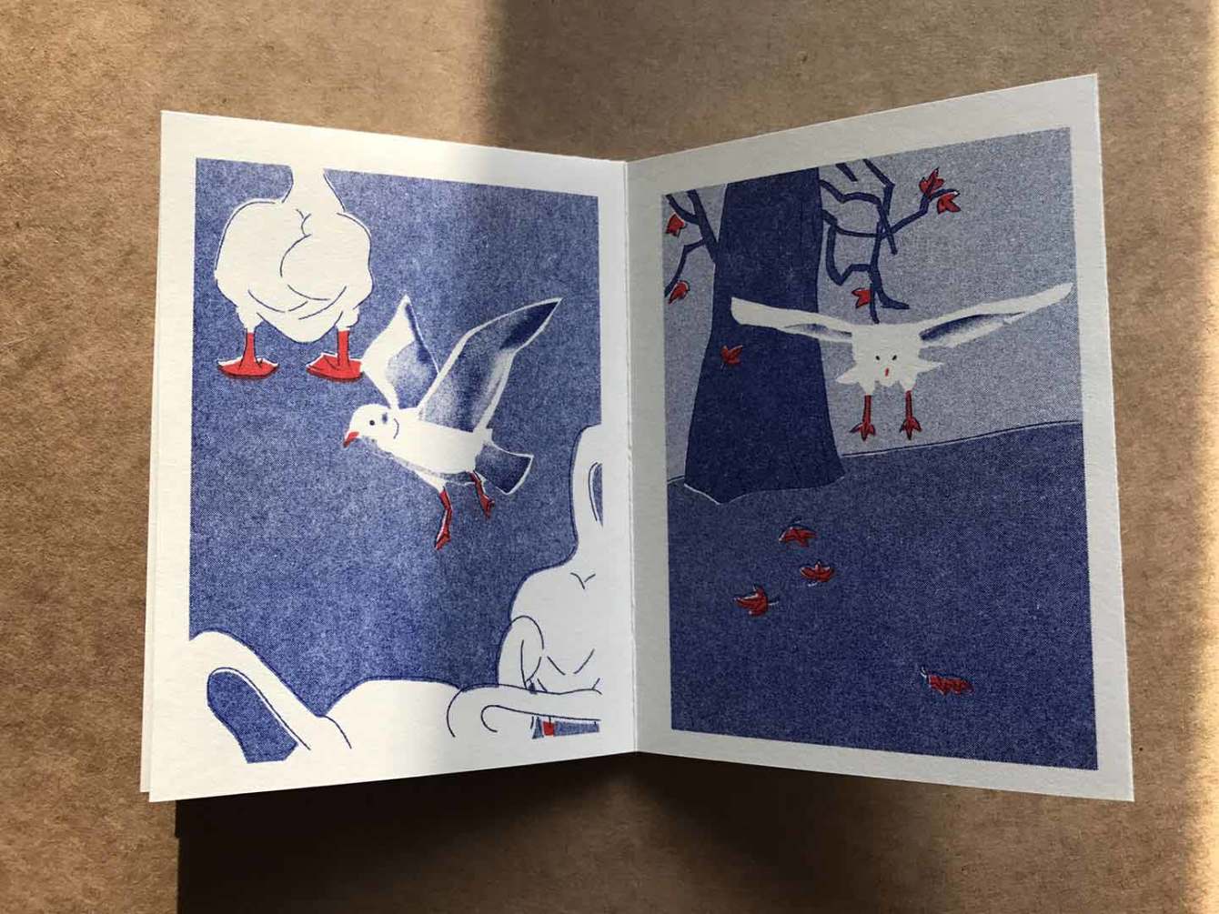 risograph zine - yifan