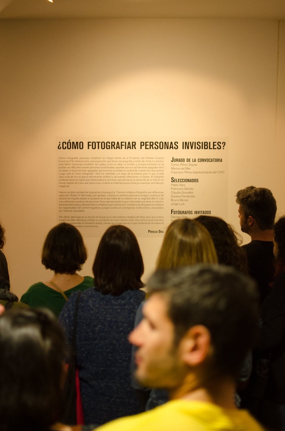 Exhibition: ¿Cómo fotografiar personas invisibles? - Péricles Dias
